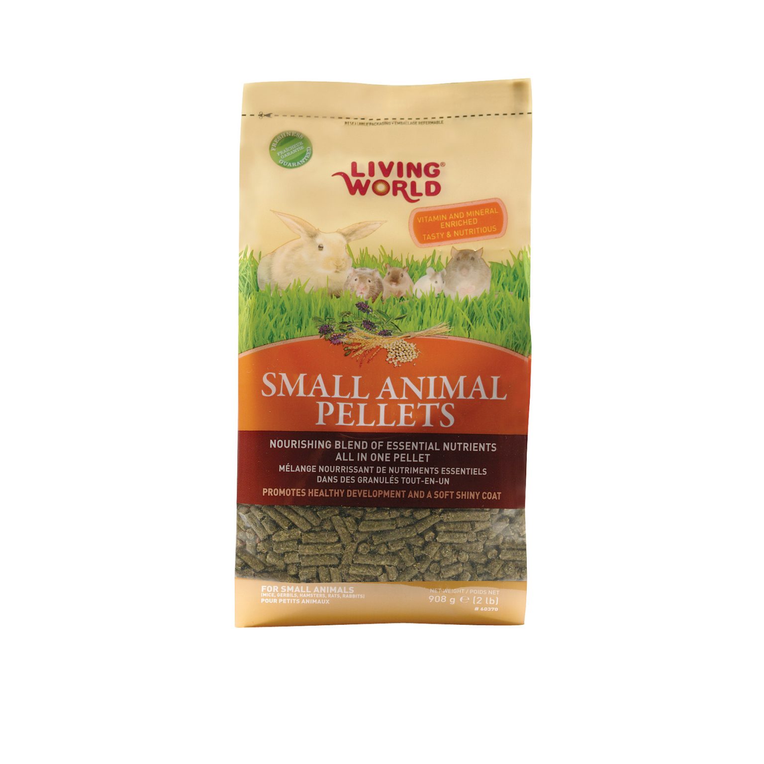 Aliment Living World en granulés pour petits animaux, 900 g (2 lb ...