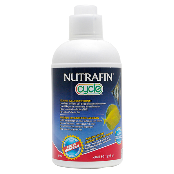 Supplément biologique Cycle Nutrafin pour aquariums, 500 ml (16,9 oz ...